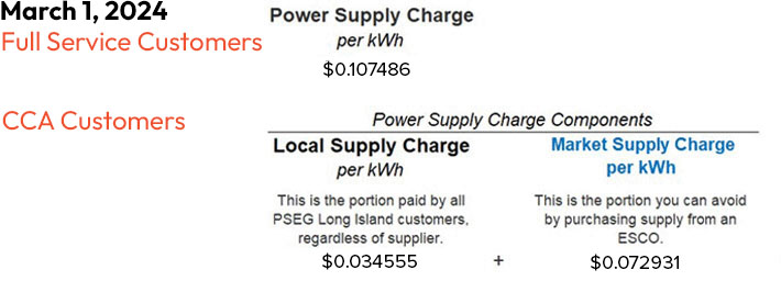 Community Choice Aggregation (CCA) Program - PSEG Long Island